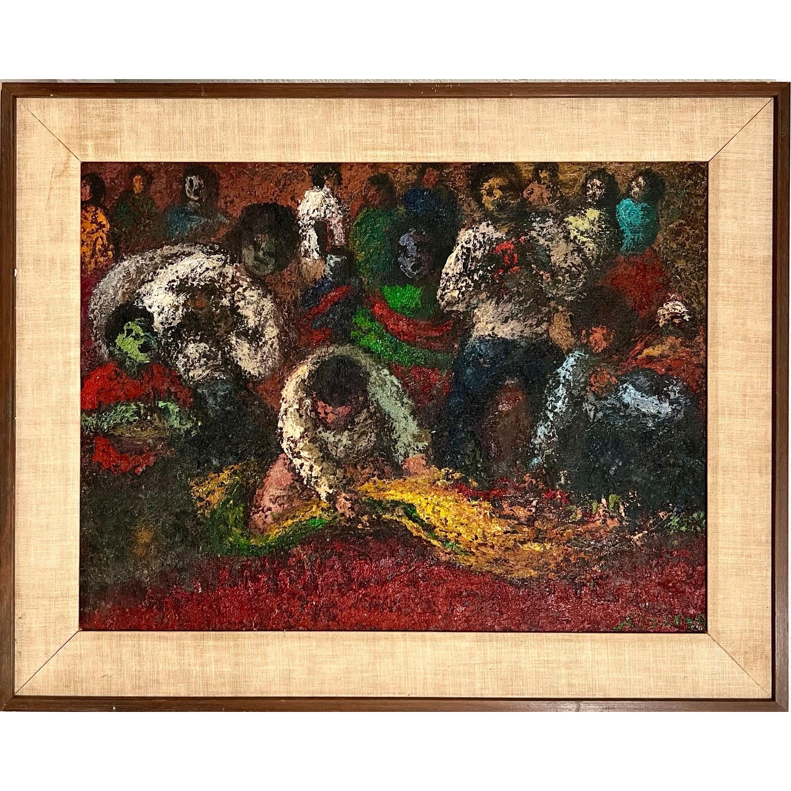 Miguel Angel Aybar Llauca, Peruvian Expressionist Oil Painting Miguel ...