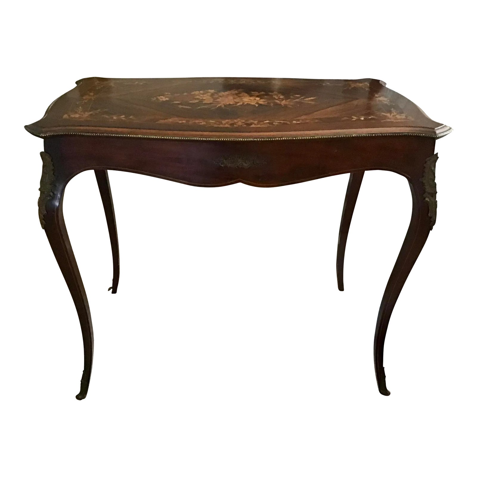 French Transition Rectangular Center Table | Chairish
