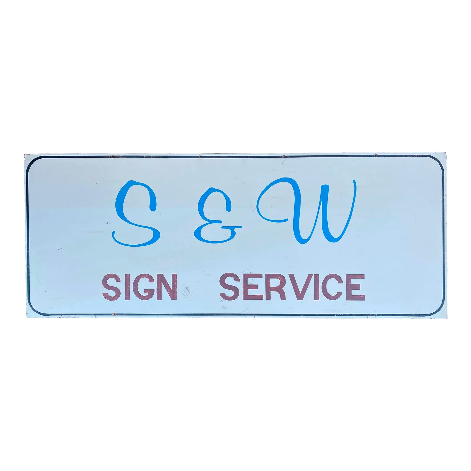 1950s Midcentury Modern Man Cave Sign | Chairish
