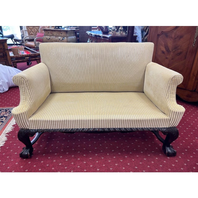 Vintage Traditional Settee | Chairish
