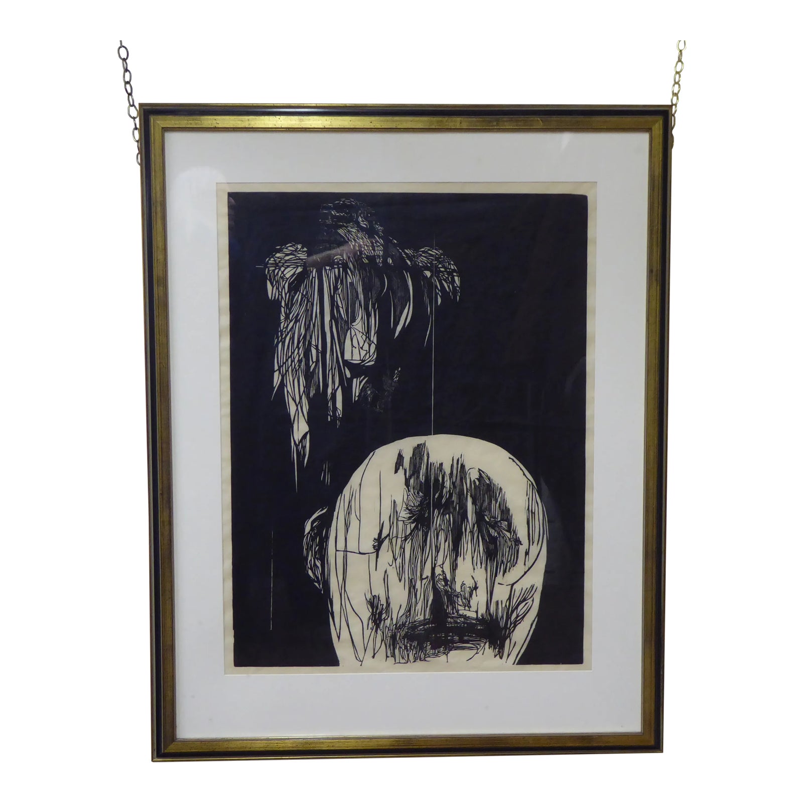 Leonard Baskin Lithograph Print | Chairish