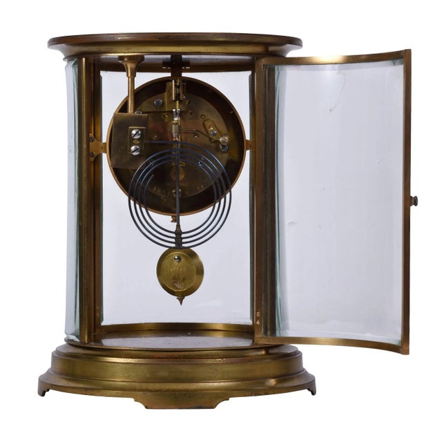 1915 Tiffany & Co Oval Crystal Palace Clock | Chairish