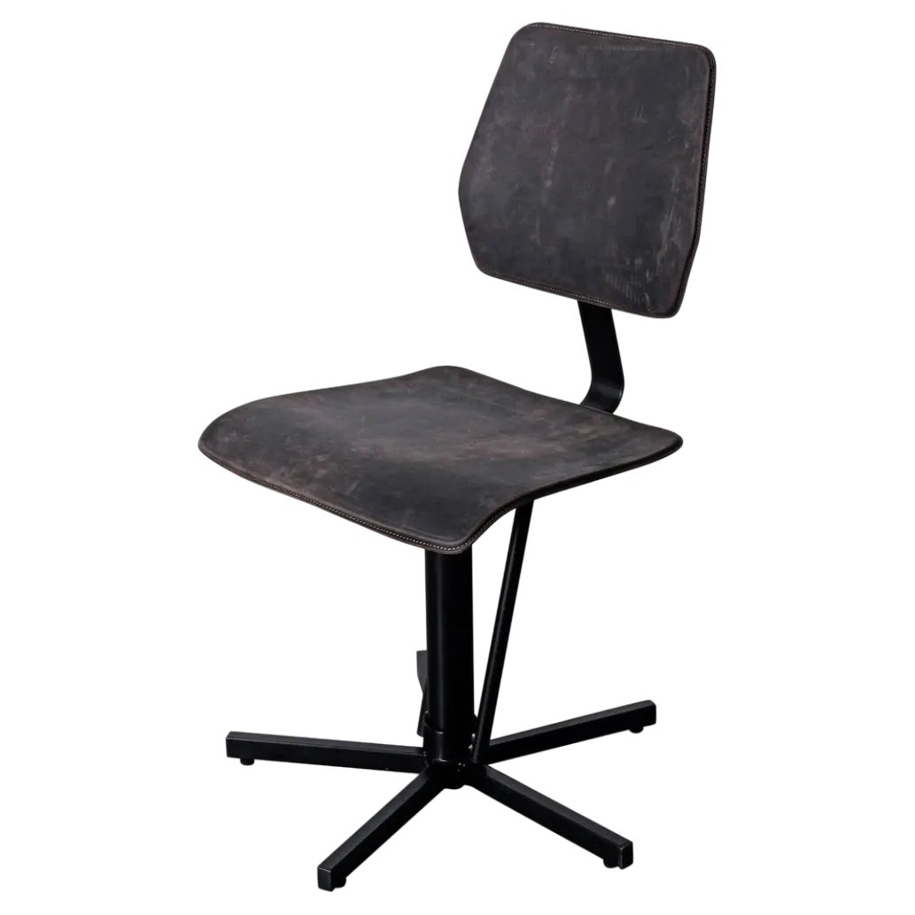 Kodak Leather Chair by Jesse Sanderson | Chairish