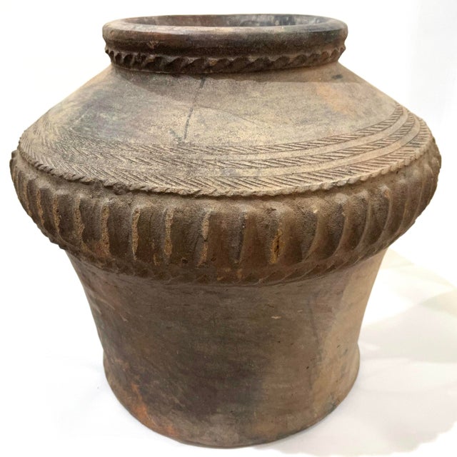 Antique Primitive Philippines Mindanao Manobo Pottery Jar | Chairish