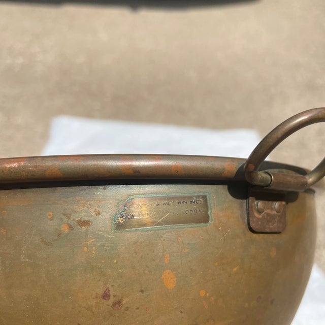 Antique Benjamin & Medwin Copper Mixing Bowl | Chairish