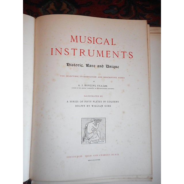 Antique 19th C. Ltd. Ed. Lithographs-Musical Instruments - Set of 8 ...