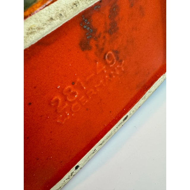 Large 19” Mid-Century West German Glazed Vase by Scheurich Keramik ...