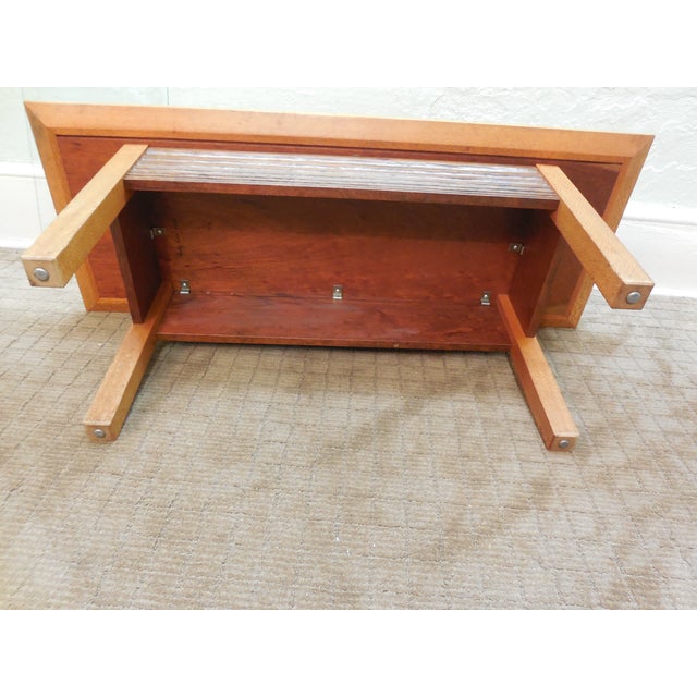 Andy Rae Studio Sculpted Mixed Wood Coffee Table | Chairish