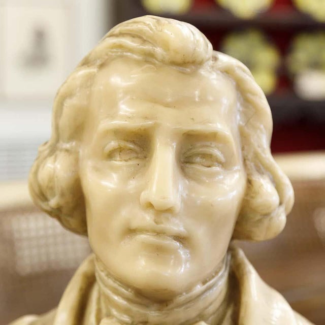 Fine Wax Bust of Franz Liszt by French Sculptor Paul Gaston Deprez ...