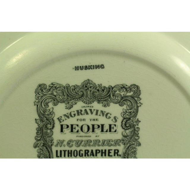 1930's Adams England Plate, N. Currier Engravings for the People ...