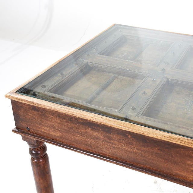 Antique Indian Door Dining Table | Chairish