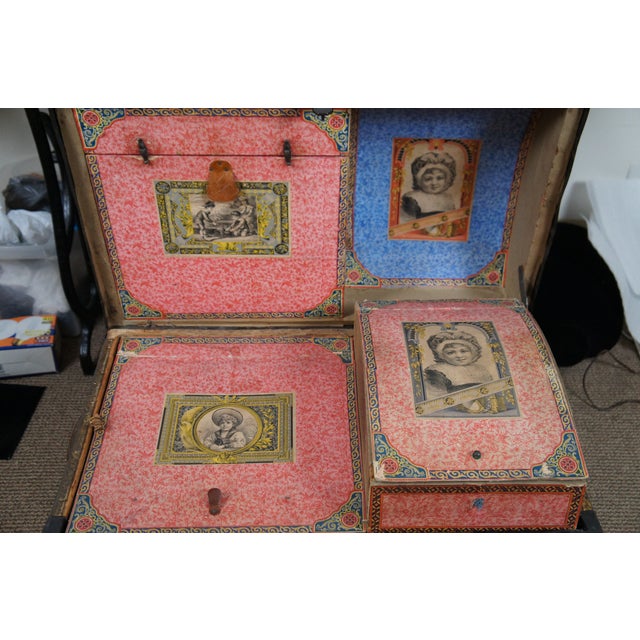 Late 19th Century Antique Embossed Metal Oak Banded Dome Top Steamer ...