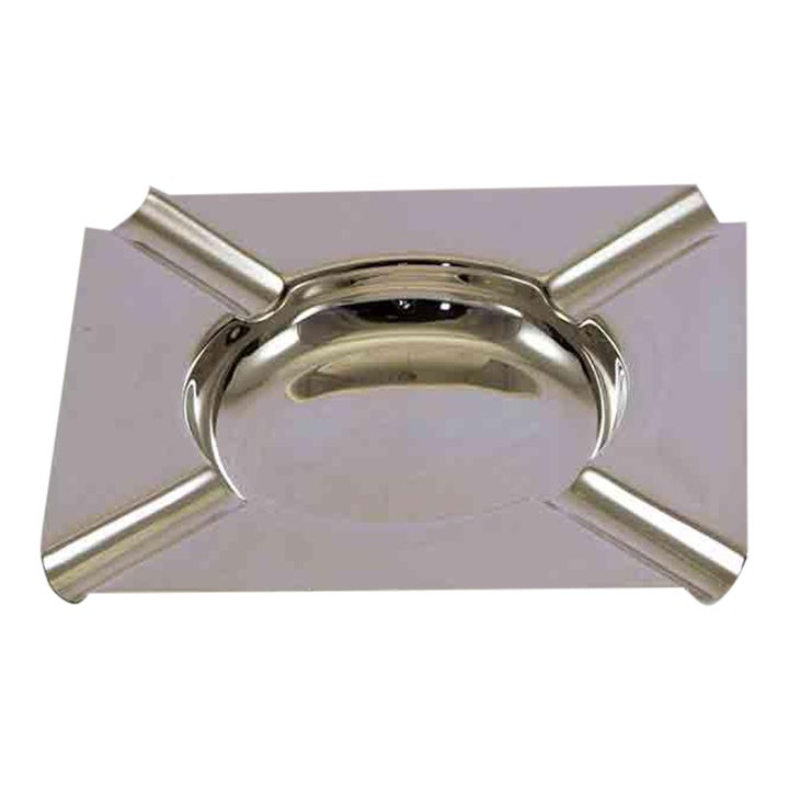 1970’s Vintage/New Silverplate Ashtay, Square | Chairish