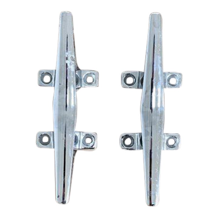 Chrome-plated Aluminum Cleats - A Pair | Chairish
