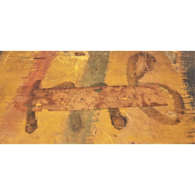 Antique Hand Painted Spanish Colonial Architectural Wood Element ...