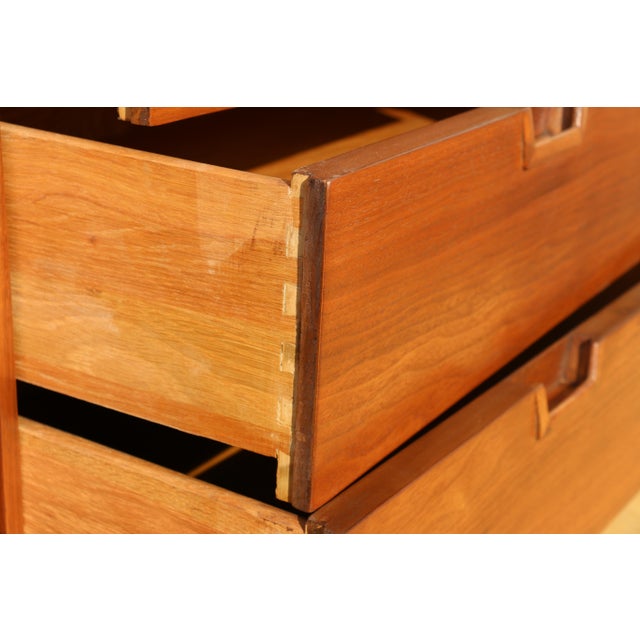 1960’s John Stuart Janus Collection Walnut 14-Drawers Dresser | Chairish