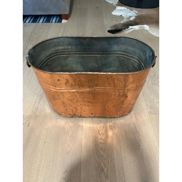 Vintage Copper Wash Basin | Chairish