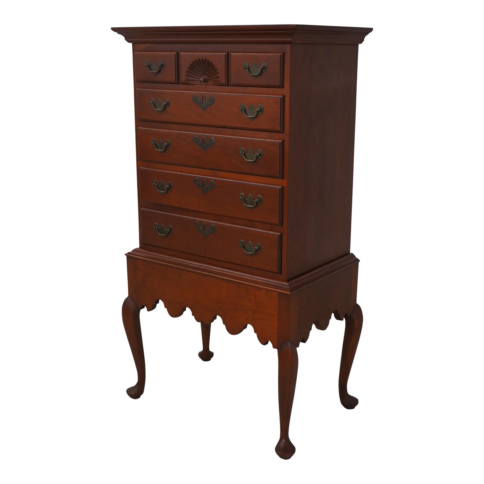Eldred Wheeler Diminutive Cherry Chest on Chest | Chairish