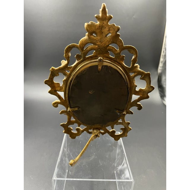 Vintage Brass Picture Frame | Chairish