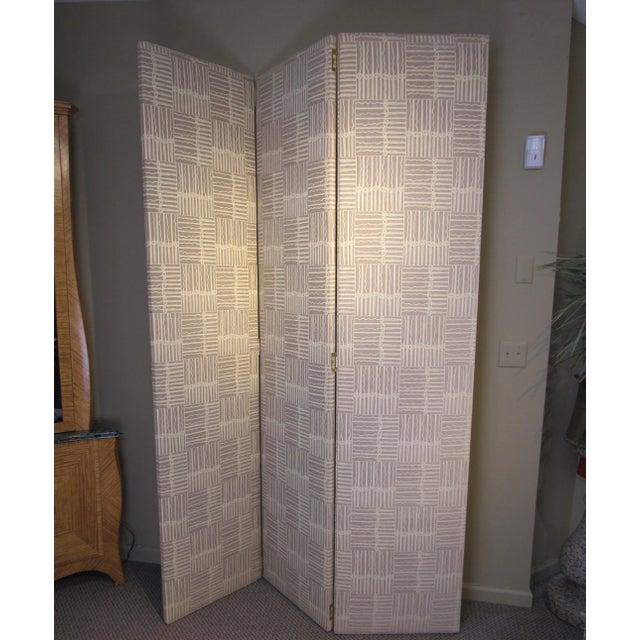 Modern Style 3 Panel Room Divider/Screen | Chairish