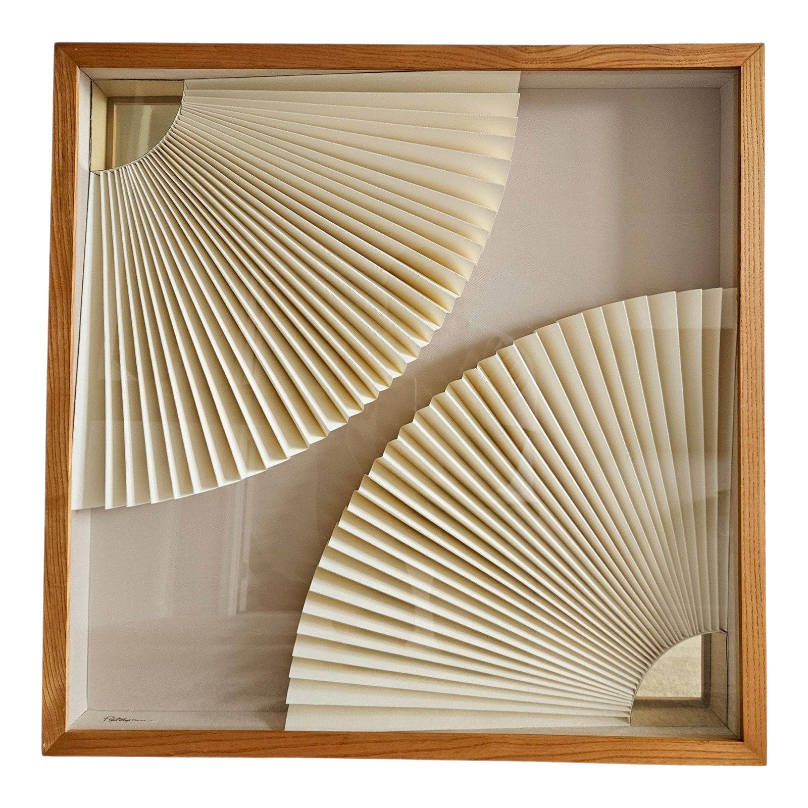 1970s Greg Copeland Original Artwork Abstract Layered Paper Wall ...