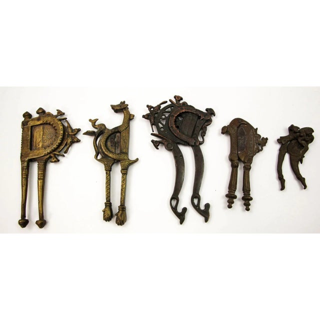 Antique Brass Betel Nut Cutters With Dragon Motif From India Areca Nut ...