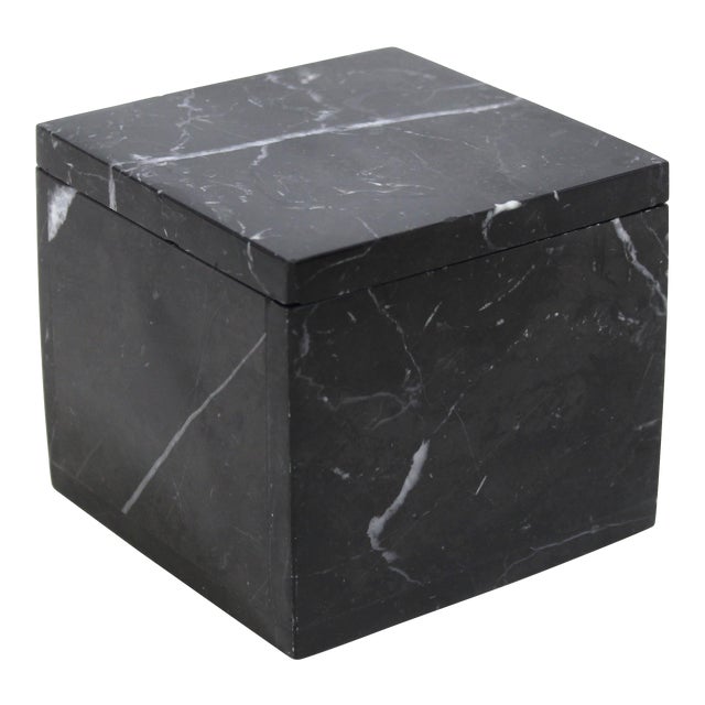Modern Marble Trinket Box | Chairish
