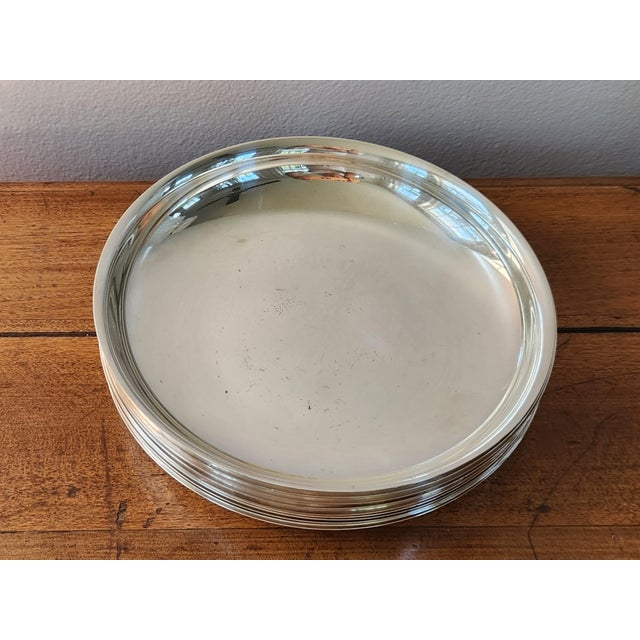 Vintage Oneida Silver Plate Appetizer Plates / Hors d'Oeuvre Plates ...