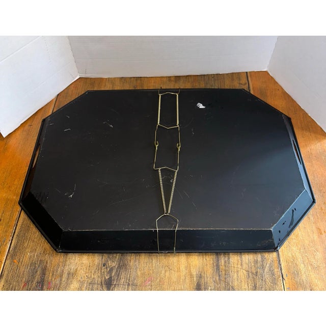 Vintage Nashco XL Hand Painted Fox Hunting Scene Decorative Tray, 1940s ...