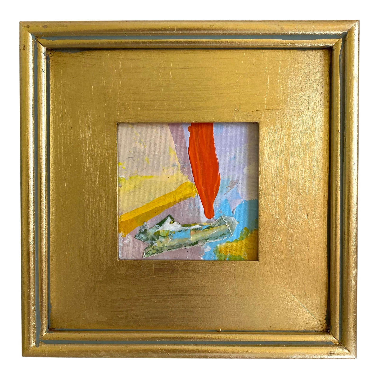 Jessalin Beutler 2024 Framed Mini Painting "Sun and Snacks" | Chairish