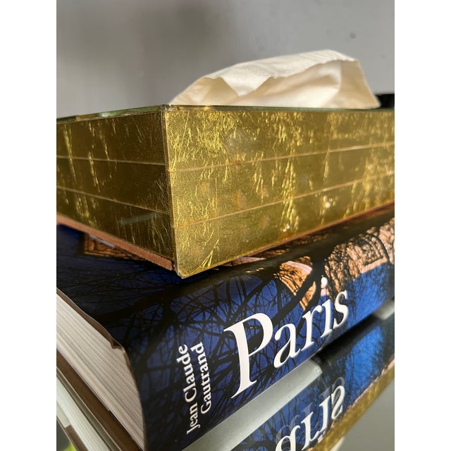 Early 20th Century Hollywood Regency Tissue Box | Chairish