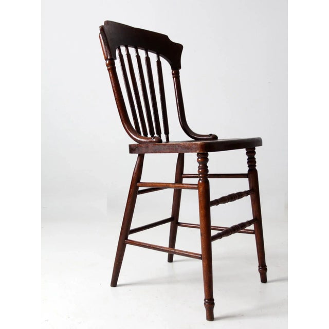 Antique Sheboygan Chair Co High Seat Chair | Chairish