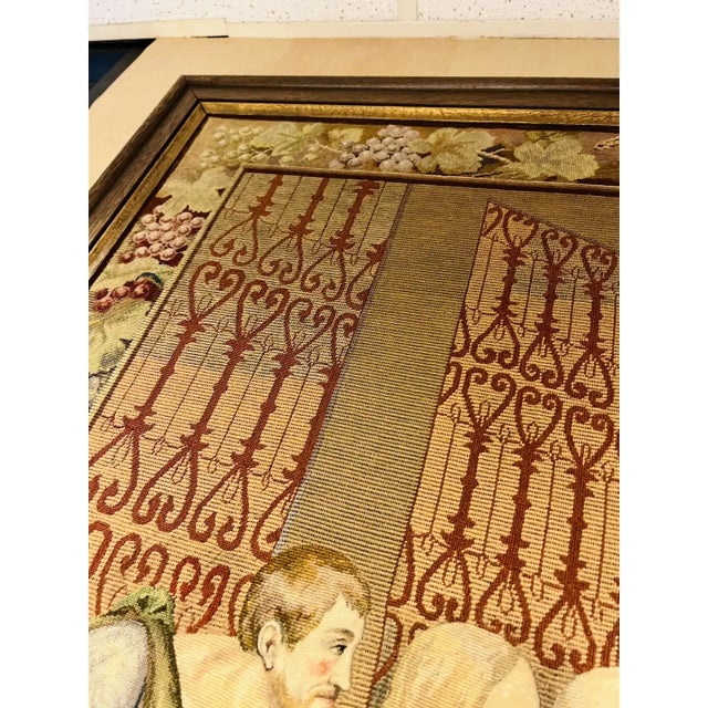 Large Embroidered 19th Century Tapestry After Da Vinci's the Last ...