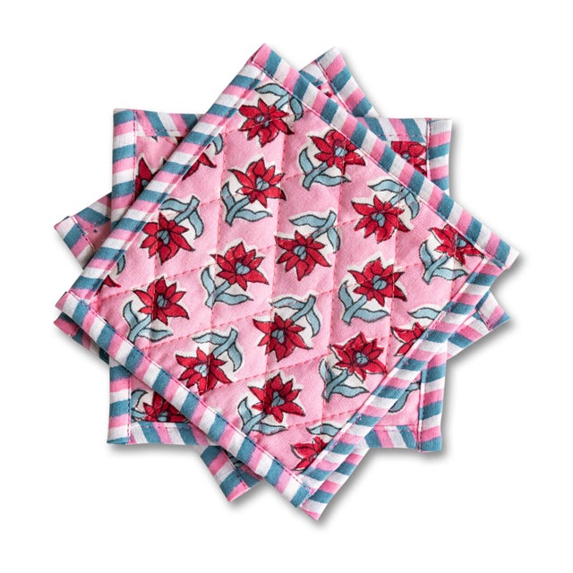 Furbish Sabrina Coasters, Set of 4 | Chairish