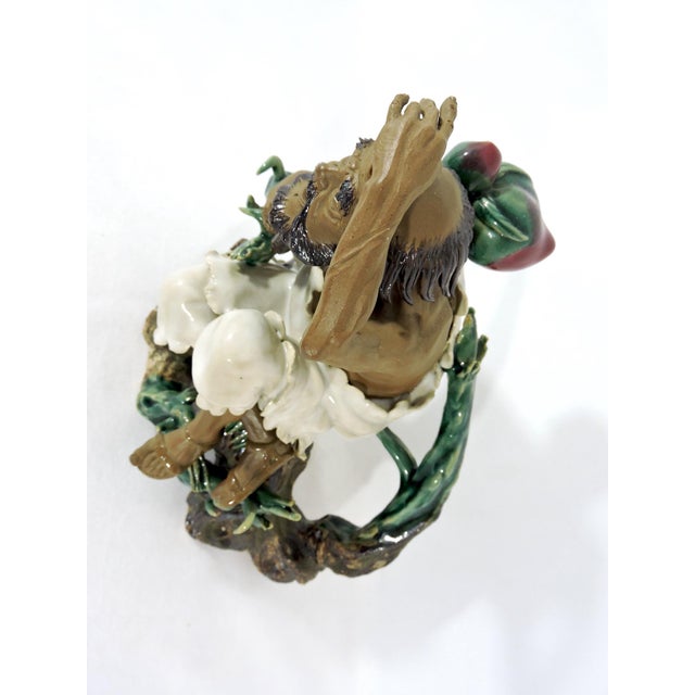 20th. Century Chinese Shiwan Figure, the Mad Monk Ji Gong, Signed ...