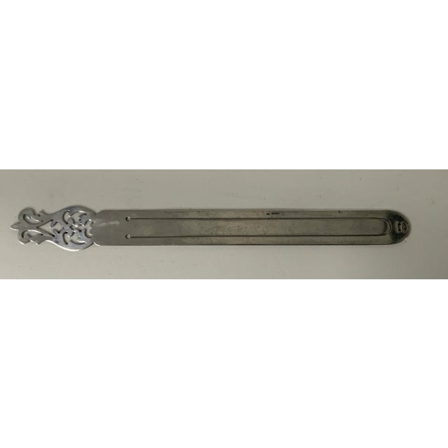 Vintage Sterling Silver Bookmark | Chairish