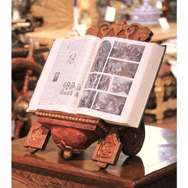 19th Century Italian Baroque Revival Carved and Gilt Lectern or Book ...