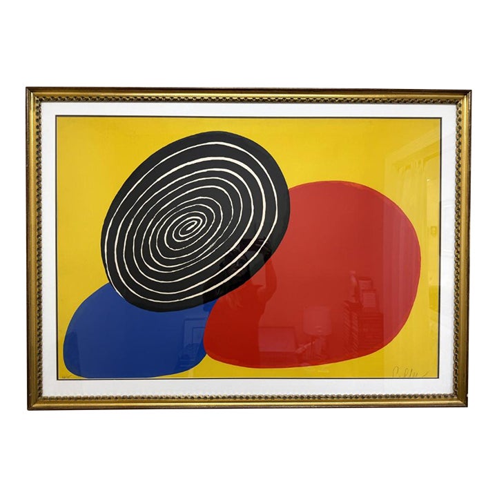 1970s Alexander Calder “Les Trois Oeufs” Limited Edition Print | Chairish