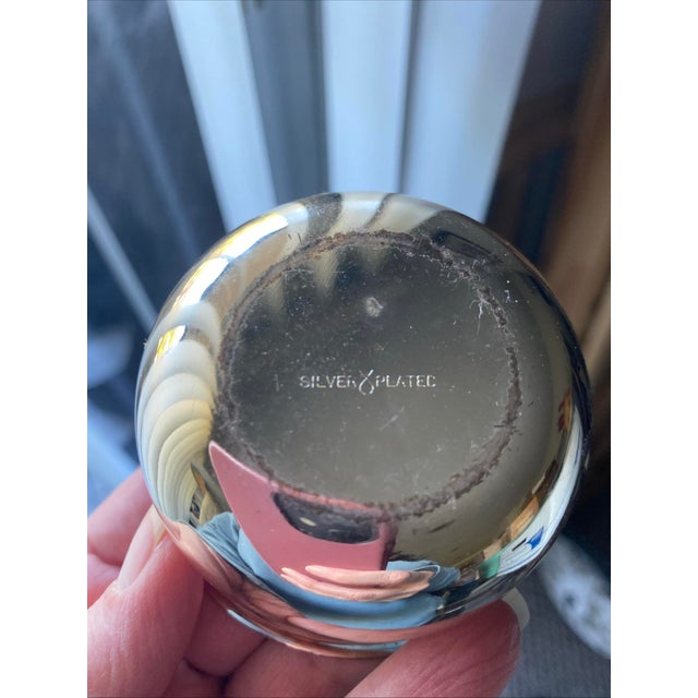 Vintage Kronester Bavaria Porcelain Demitasse Cups With Silver Plated ...