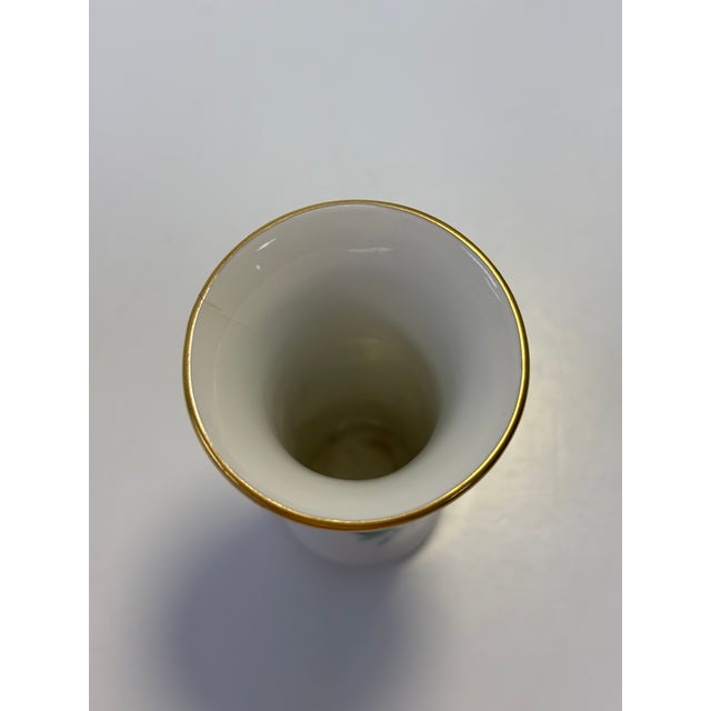 Vintage Herend Apponyi Green Mini Bud Vase | Chairish