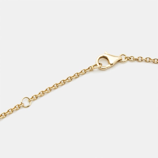 Cartier Love Interlocking Loops 18K Yellow Gold Necklace | Chairish