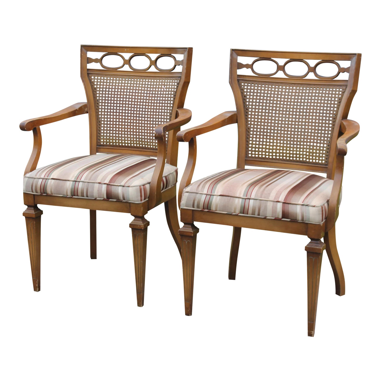 Neoclassical Style Occasional Chairs - a Pair | Chairish