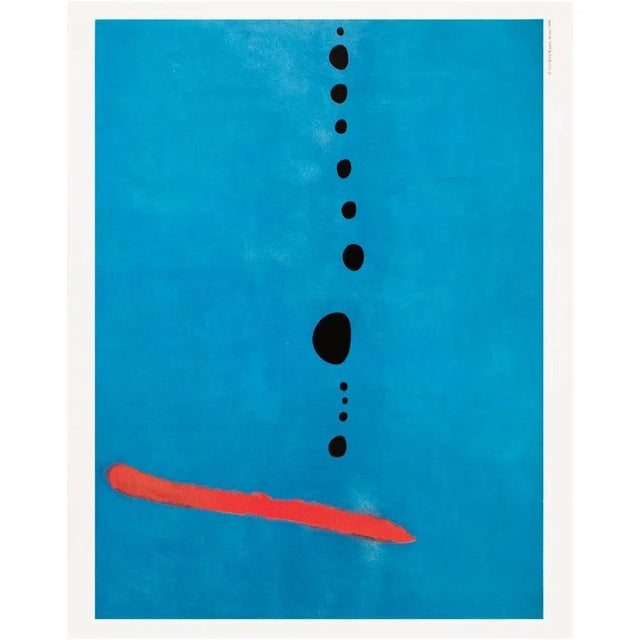1996 Joan Miro "Blue 2", Second German Edition Poster | Chairish