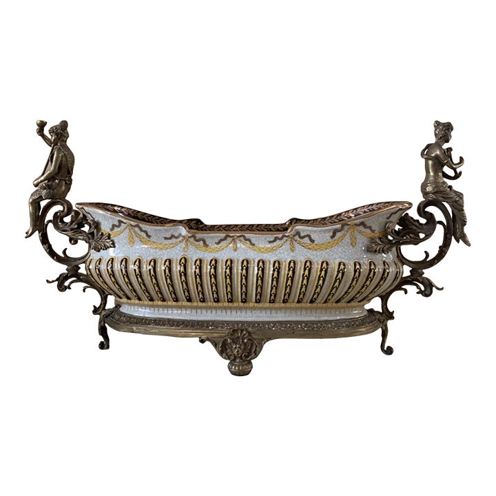 Vintage Mark Roberts Neoclassical Sevres Style Porcelain & Figural ...