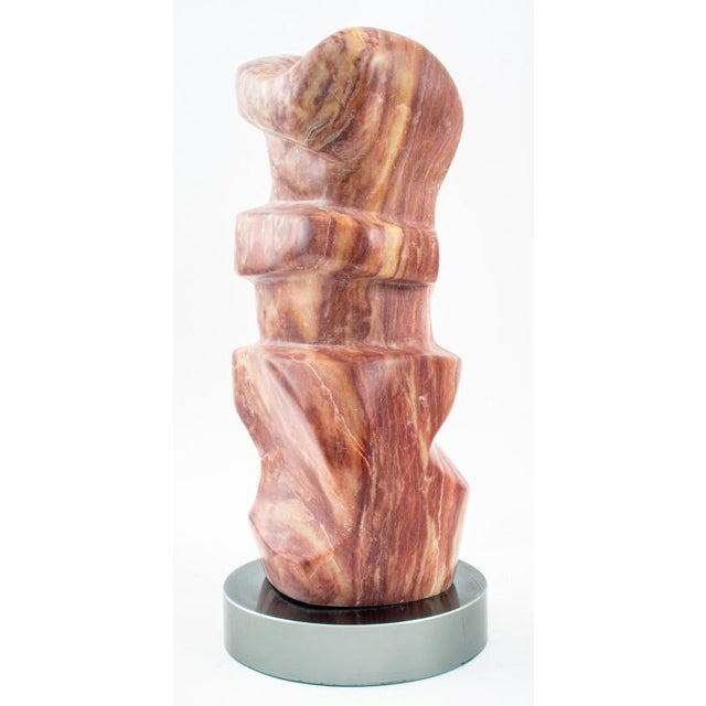 Joan Shapiro Modern Abstract Alabaster Sculpture | Chairish