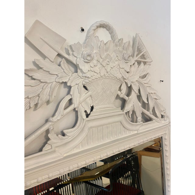 Huge Stephen Cavallo / Mirror Fair Garden Trophy Mirror | Chairish