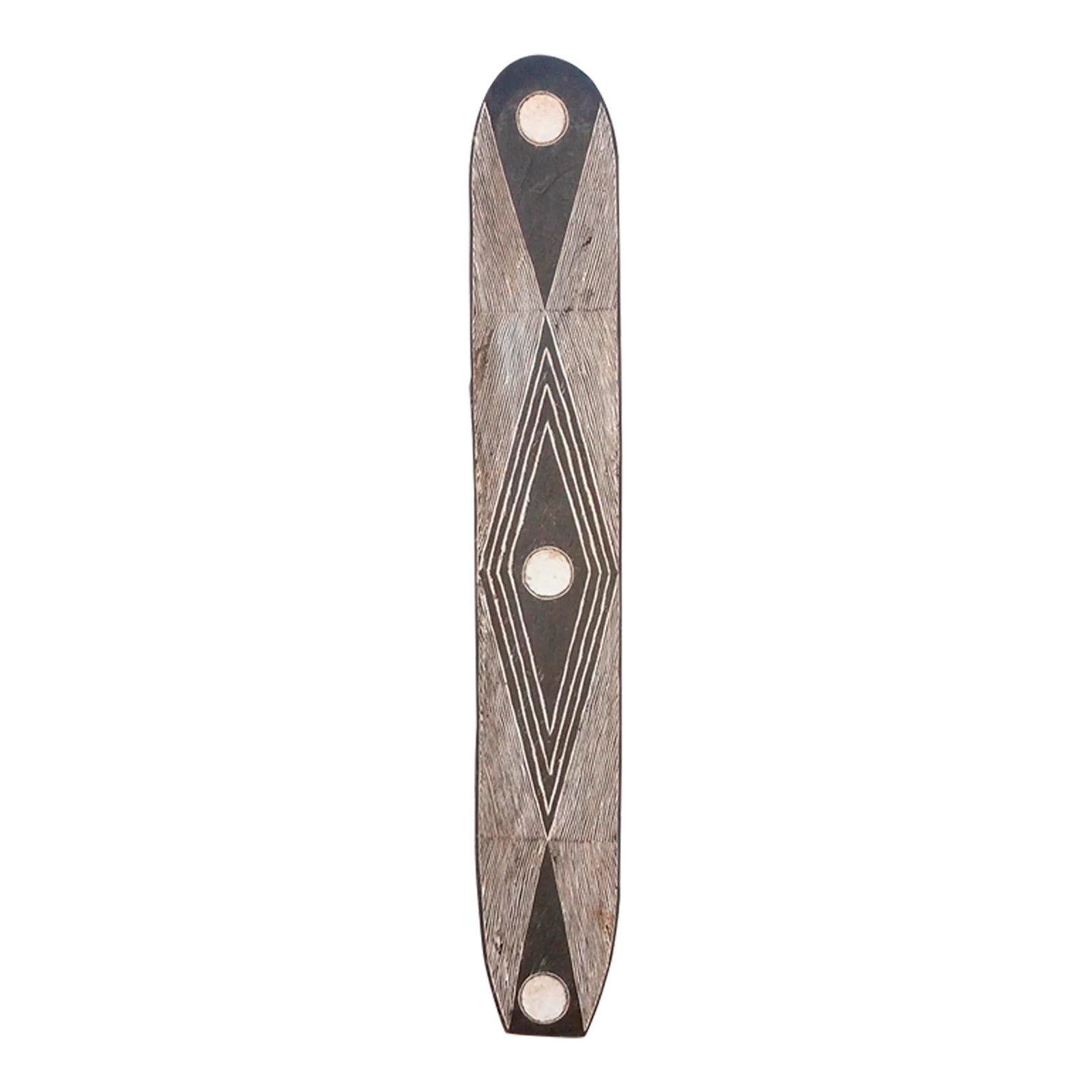 78" Tall Ceremonial African Shield | Chairish