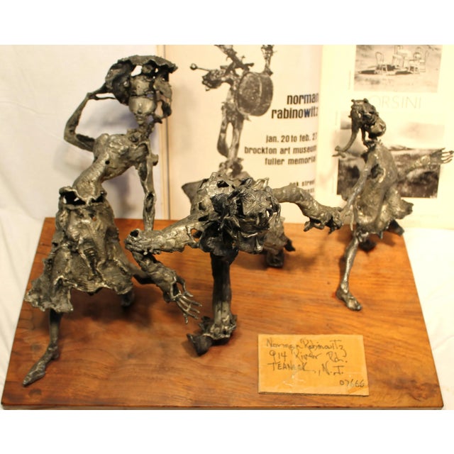 1970s Bronze Norman Rabinowitz Sculpture | Chairish