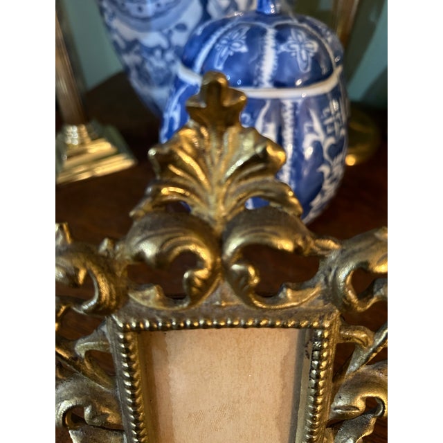 1970’s Ornate Brass Picture Frame With Stand From Andrea by Sadek ...