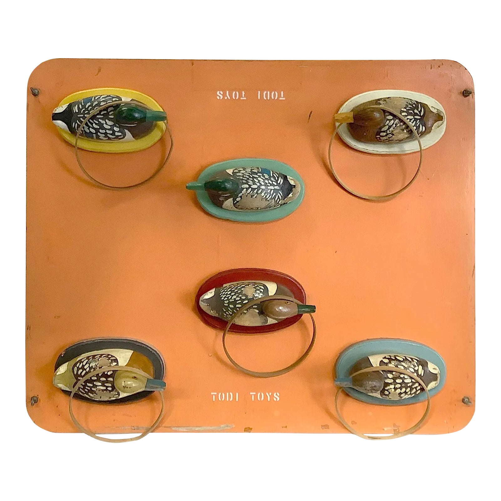 Vintage Duck Ring Toss Gameboard by Todi Toys | Chairish